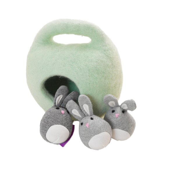 Lovevery | Toys | Lovevery 3 Bunnies W Felt Burrow Baby Year Toys ...